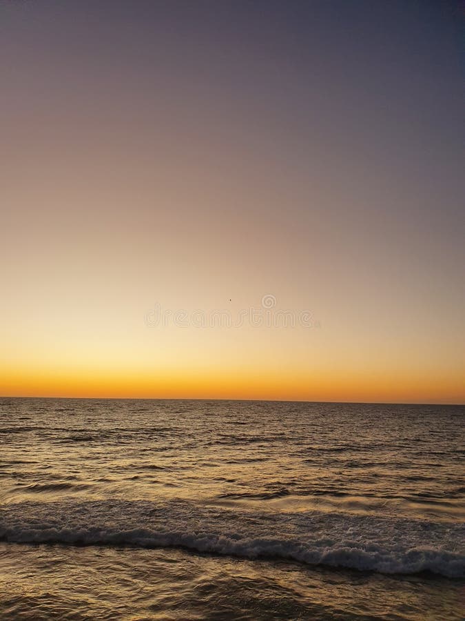 Pictures of the Sunset Over the Ocean Stock Image - Image of sunset ...