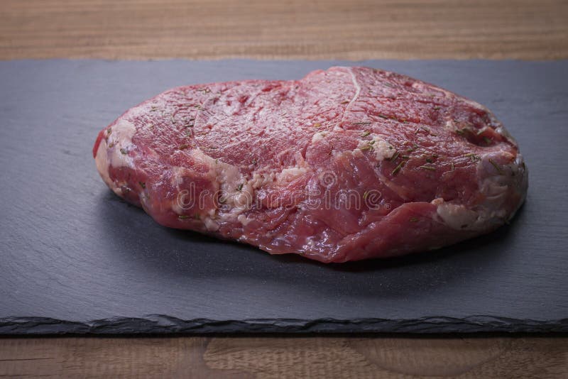 Beautiful piece of beef stock photo. Image of pepper - 114534074