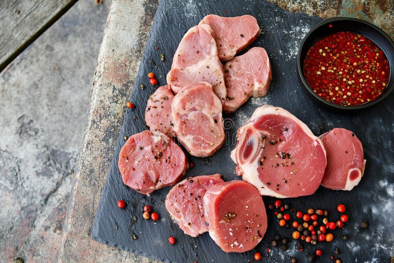 A Beautiful Piece of Fresh Meat. Stock Photo - Image of food, barbecue ...