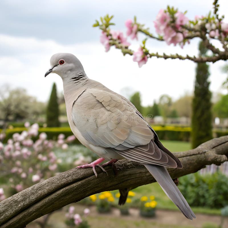 Beautiful Pigeon Bird (Kabutar) Isolated Stock Illustration ...