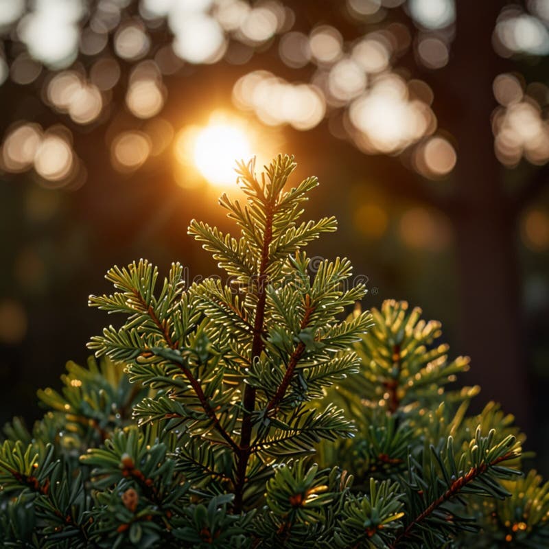 Beautiful Pine Tree Green Branch, Pine Tree Branches Texture Close Up ...