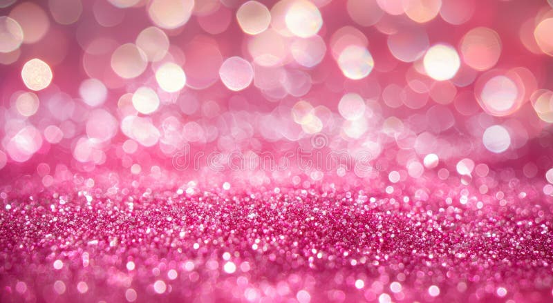 Beautiful Pink Abstract Background Filled with Shimmering Lights and ...