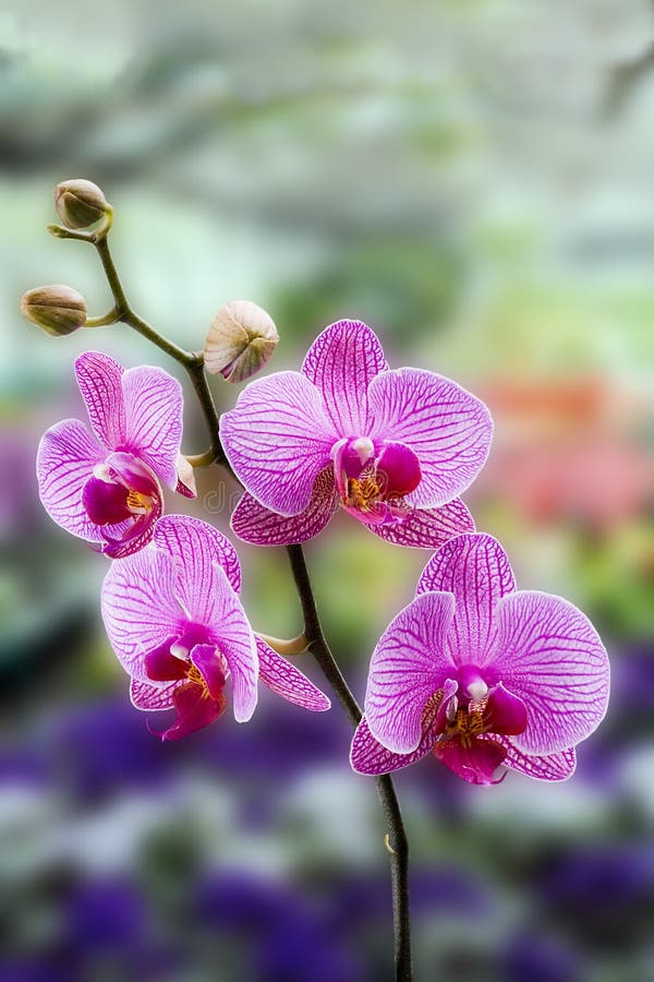 Beautiful pink flower stock photo. Image of violet, scenery - 3206616