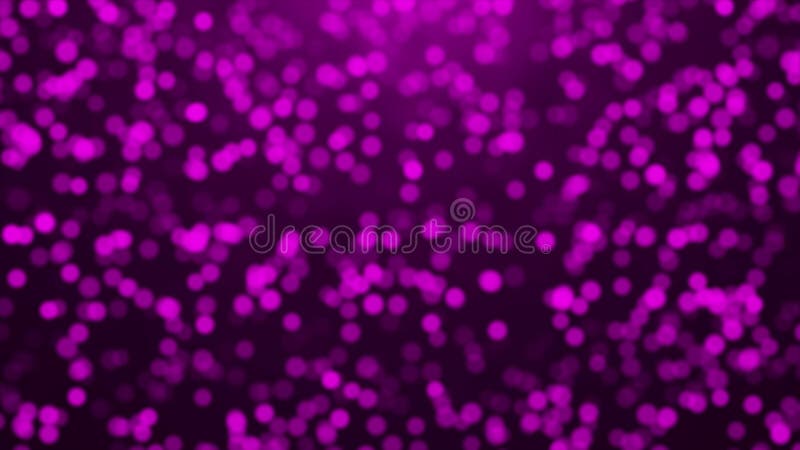 Pink Falling Glitter Particles on Dark Transparent Background. Vector ...
