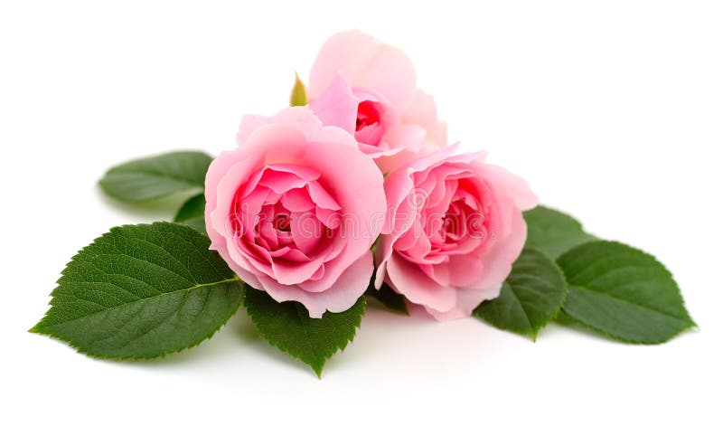 Beautiful pink roses stock image. Image of leaf, studio - 358299493