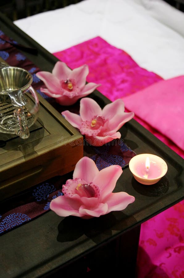 Beautiful pink spa stock image. Image of clean, fashion - 613067