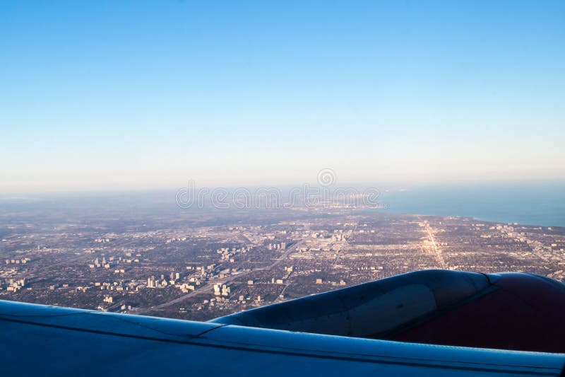 Beautiful Plane Window View Stock Photo - Image of transportation ...