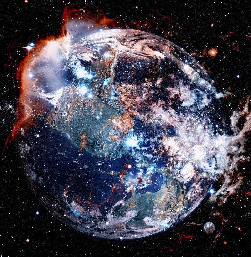 Beautiful Planet Earth in Outer Space. Elements of this Image Furnished ...