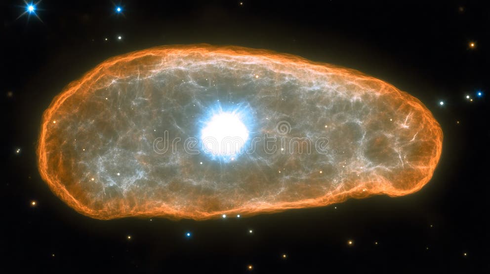A Beautiful Planetary Nebula Features Bright Light and Outer Shells ...