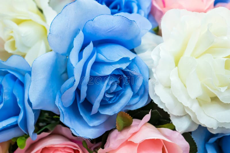 Beautiful Plastic Flower Bouquet Stock Image - Image of home, summer ...