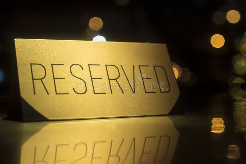 Reserved Sign Black Gold Text Stock Photos - Free & Royalty-Free Stock ...