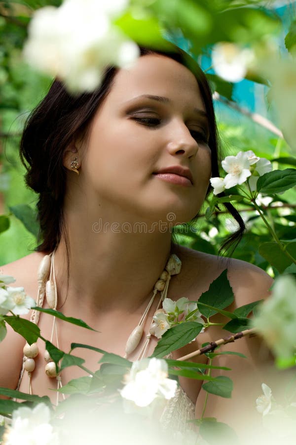Beautiful plus size model stock image. Image of outdoor - 25640573