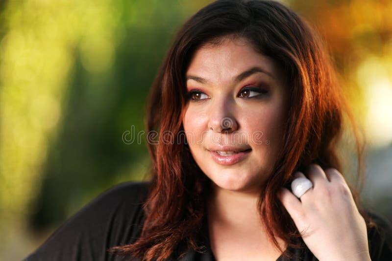 Beautiful plus size model stock image. Image of outside - 8015639