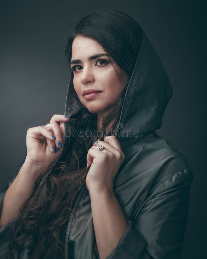 Beautiful Plus Size Model Posing for Camera Stock Image - Image of ...