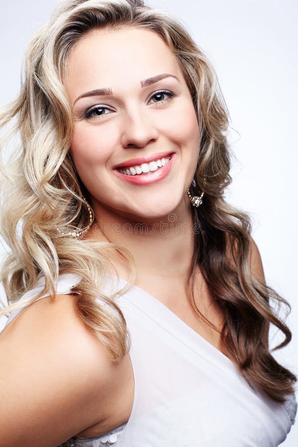 Portrait of Beautiful Plus Size Young Woman in Stock Image - Image of ...