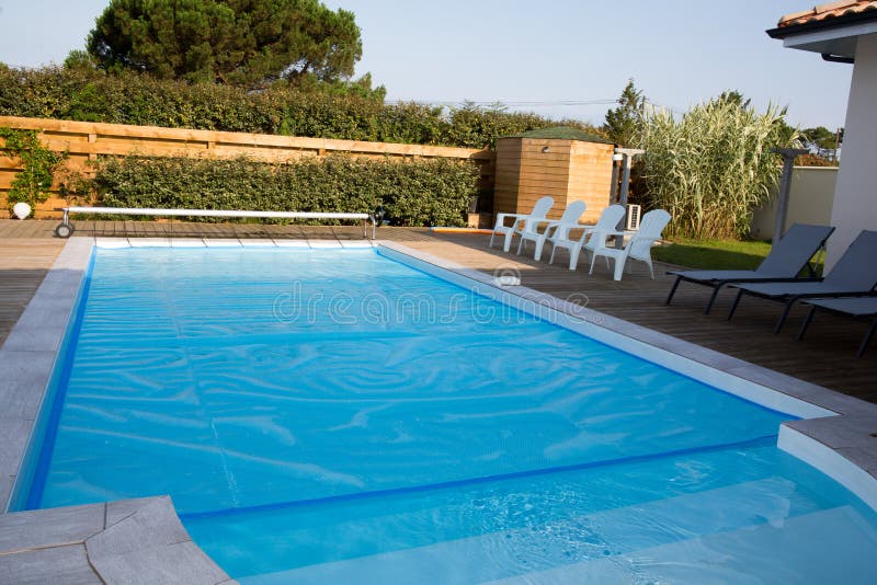 Beautiful Pool on the Bright Summer Day on Holidays Stock Photo - Image ...