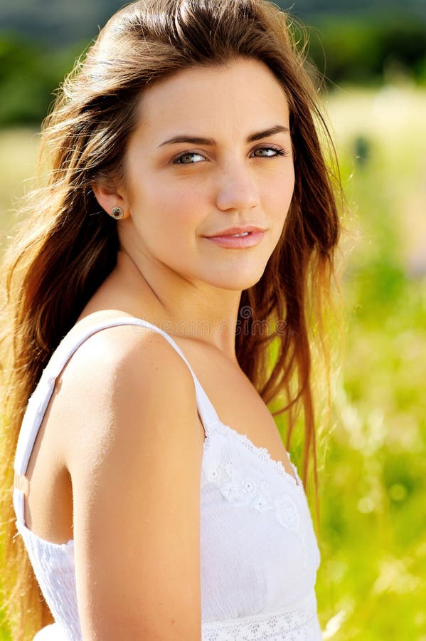 Beautiful portrait stock photo. Image of cute, face, casual - 22136724