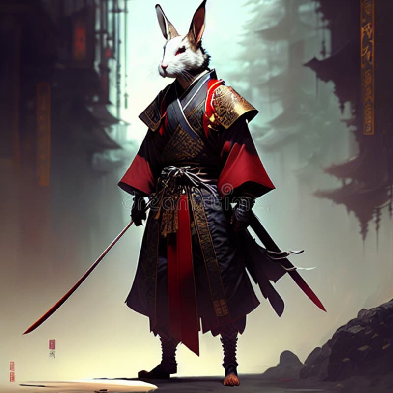 Samurai Rabbit Stock Illustrations – 236 Samurai Rabbit Stock ...