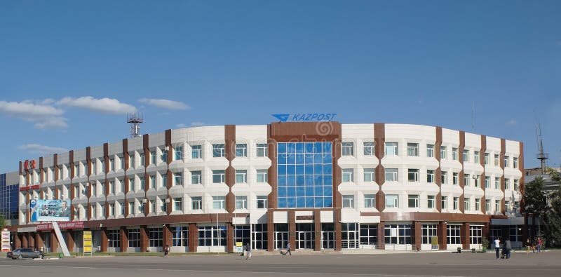 Beautiful Post Office Building of the Central Square of the City of ...