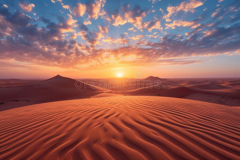 Sunsets and Sunrises All Over the World Stock Illustration ...