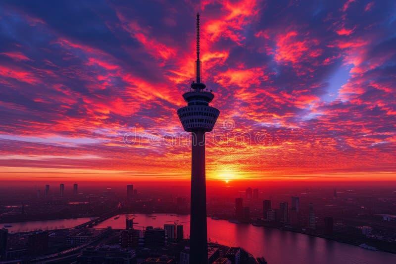 Sunsets and Sunrises All Over the World Stock Illustration ...