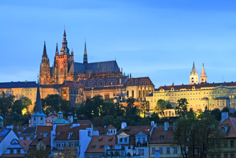 The beautiful Prague City stock photo. Image of light - 3265124