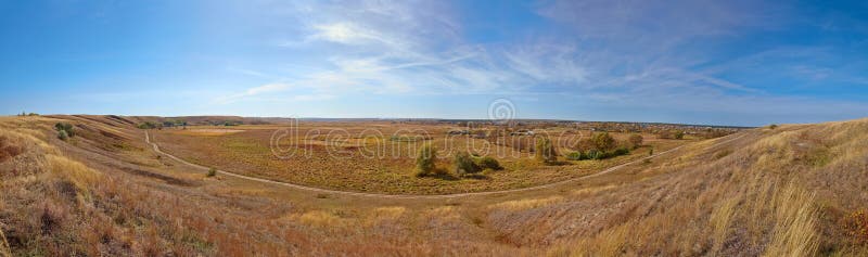 Beautiful Prairie Landscape. Stock Photo - Image of scene, blue: 60716114