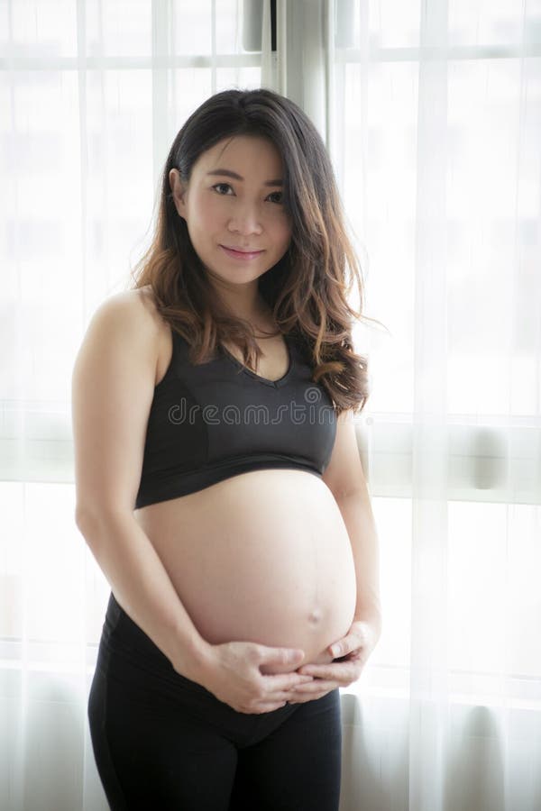 Beautiful Pregnant Smiling Face with Happiness Emotion Stock Image ... Beautiful Pregnant Smiling Face with Happiness Emotion Stock Image ...