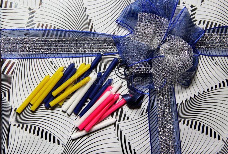 Beautiful Present Box with the Bow Stock Image - Image of holiday ...