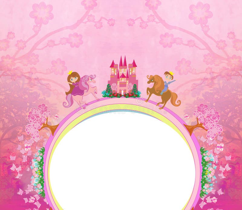 Princess in the frame stock vector. Illustration of elegance - 31850034