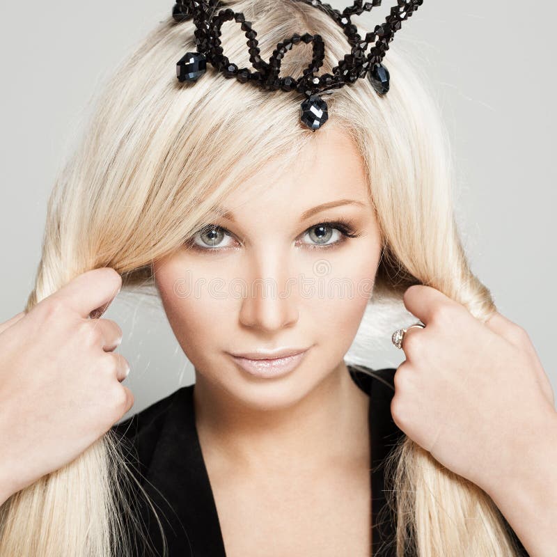 Beautiful princess stock photo. Image of happy, black - 27826878