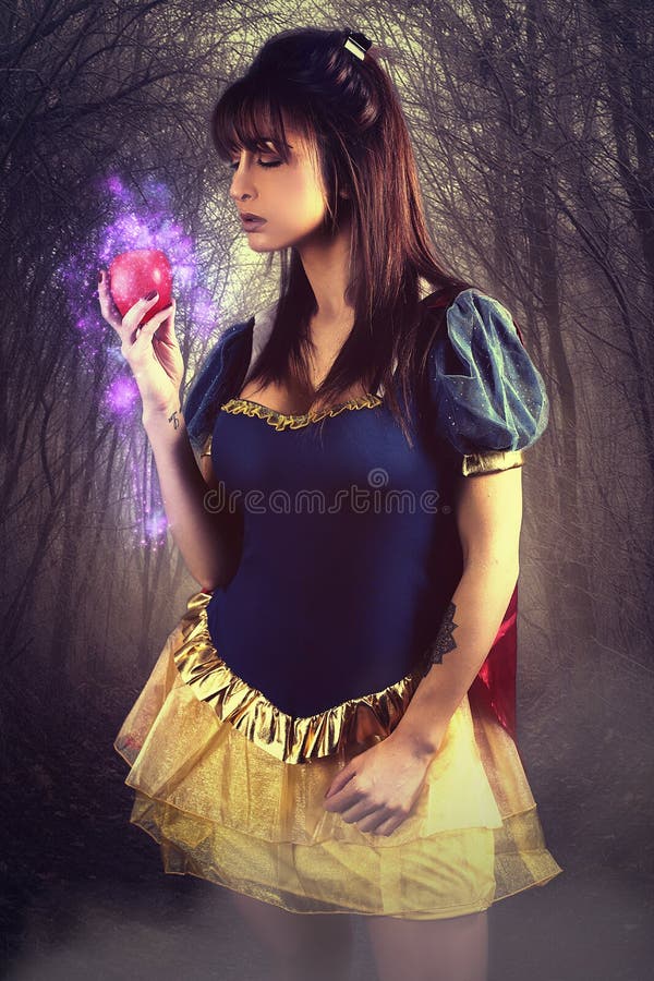 The Beautiful Princess with a Long Plait Stock Photo - Image of ...