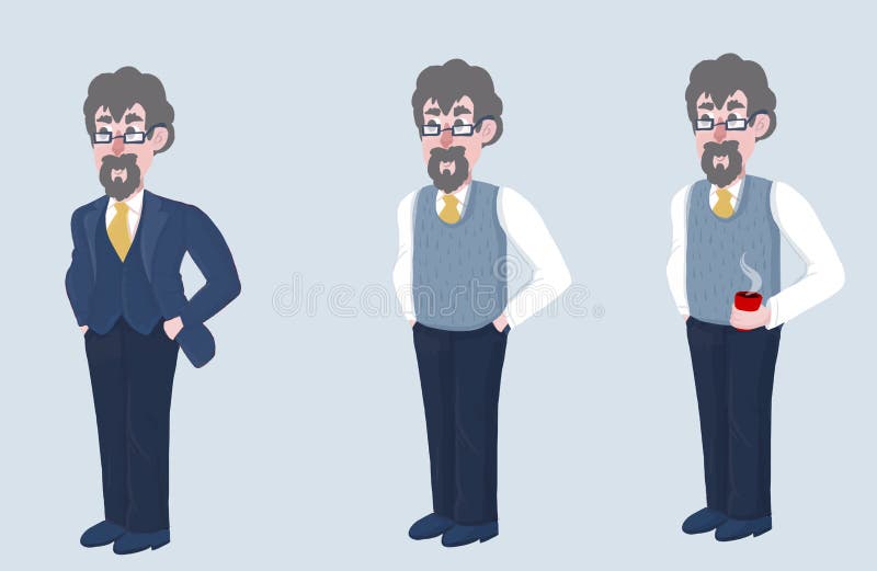 A Beautiful Professor Teaches Drawing Stock Illustration - Illustration ...