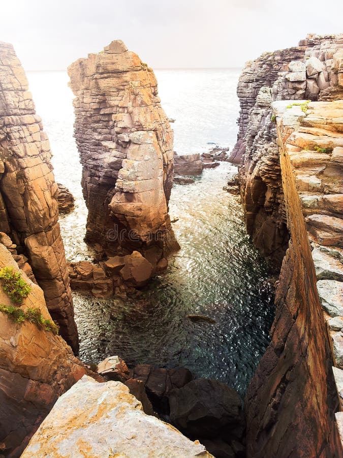 Beautiful Promontory in Mediterranean Sea Stock Photo - Image of ...