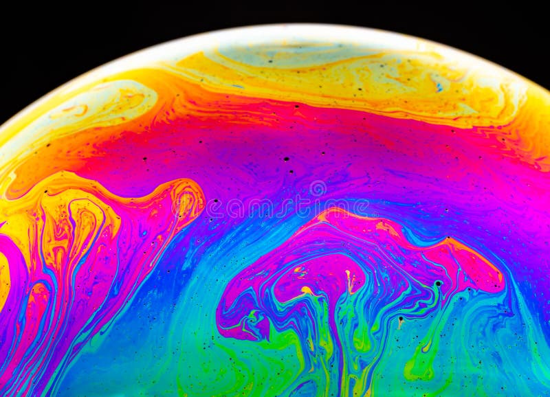 Beautiful Psychedelic Abstraction - Interference in Soap Films in ...