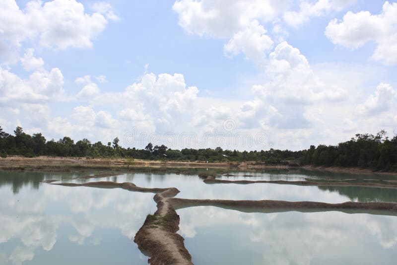 Beautiful puddle stock image. Image of ridge, pond, water - 92753921
