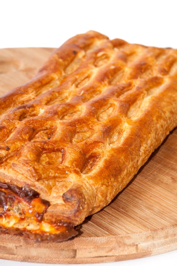 Beautiful Puff Pastry Stuffed with Meat Stock Photo - Image of pastry ...