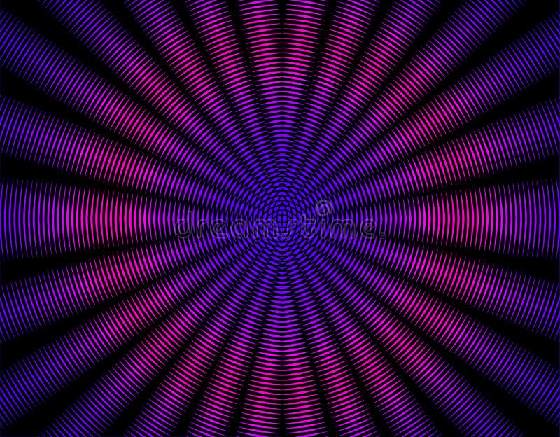 Beautiful Purple Pink Rays Abstract Interference Pattern - Back Stock ...