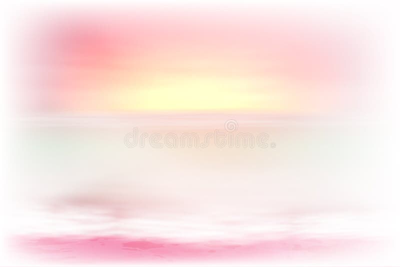 Beautiful Purple Sea Sunset Stock Vector - Illustration of lake, rest ...