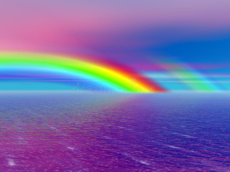 Beautiful rainbow stock illustration. Illustration of backdrop - 3268857