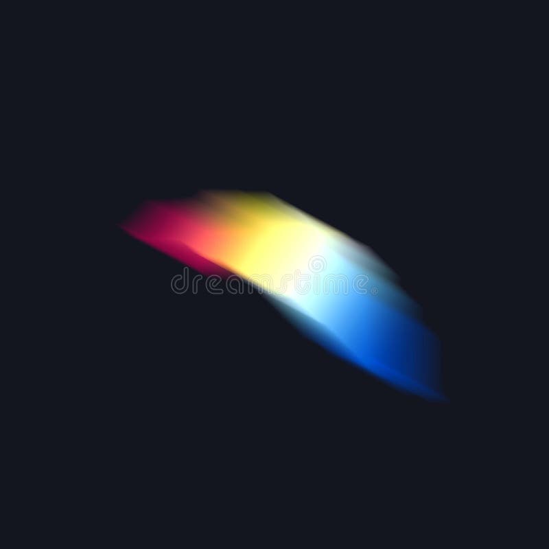 Beautiful Rainbow Light Refraction, Prism Effect Overlay Stock ...