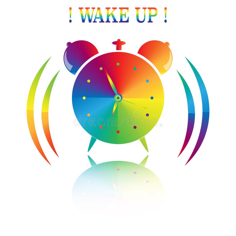 Beautiful Rainbow Watches - Abstract Icon. Stock Illustration ...