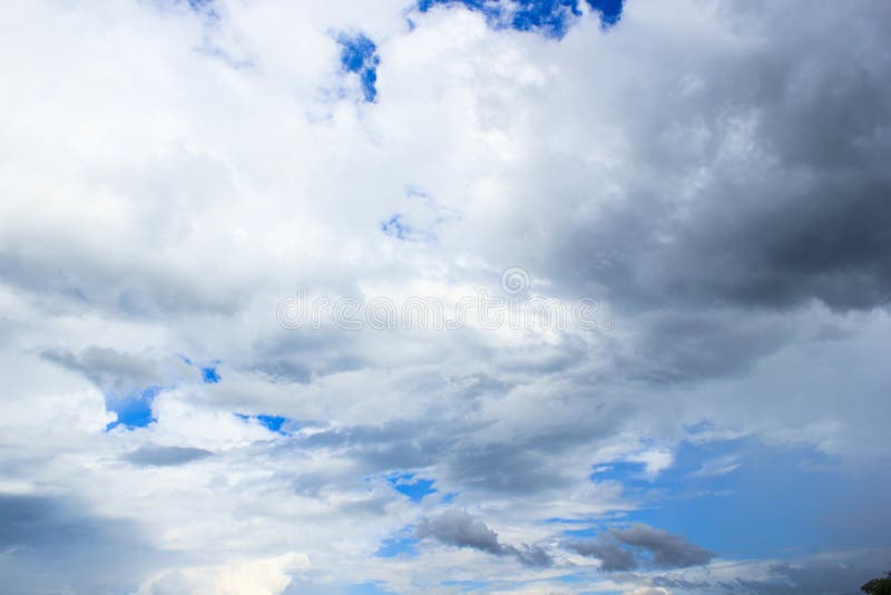 Beautiful Raining Clouds and Sky. Stock Photo - Image of cloudy, fluffy ...
