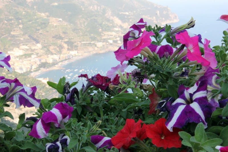Ravello from above stock photo. Image of country, beautiful - 117886086