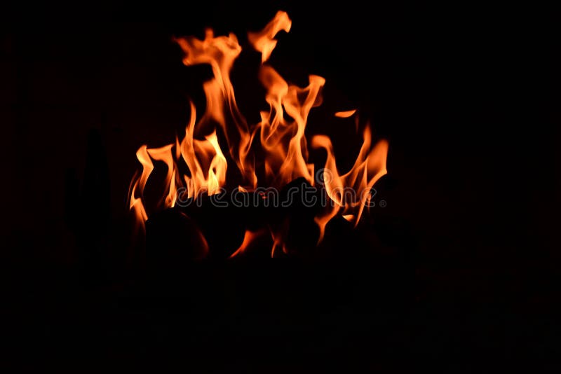 Real hot fire stock image. Image of energy, element - 255450291