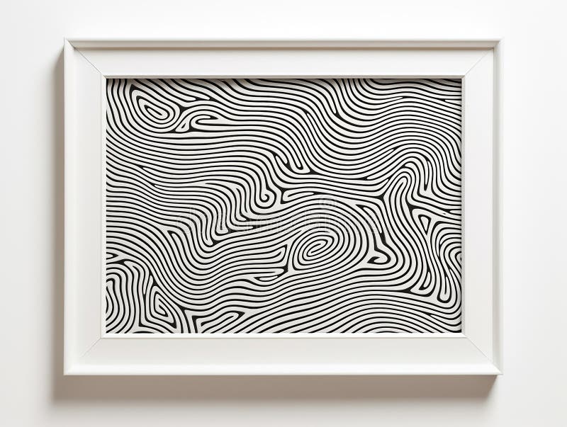 Beautiful Rectangular Big Geometric Frame on White Background , Stock ...