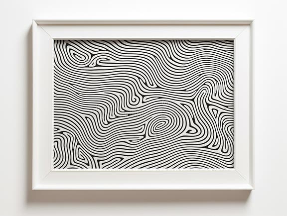 Beautiful Rectangular Big Geometric Frame on White Background , Stock ...