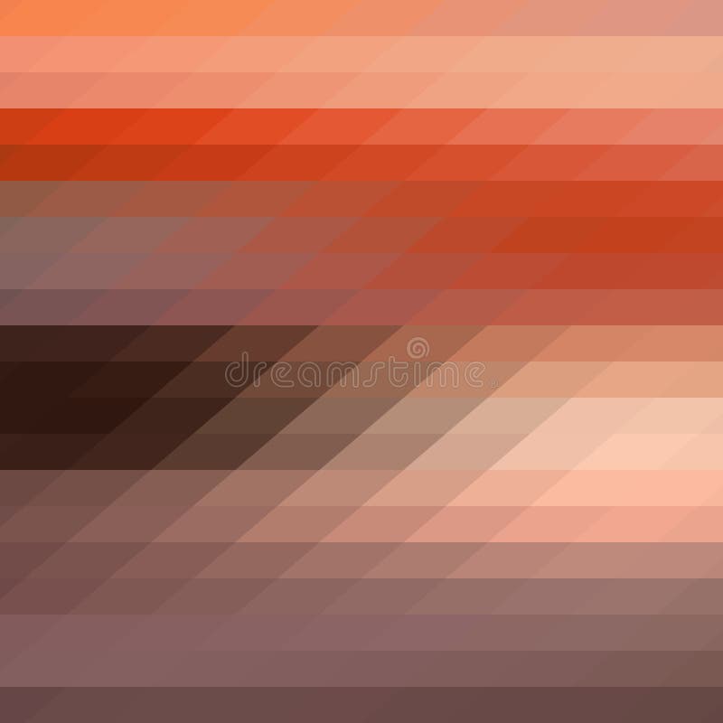 Beautiful Red Brown Abstract Geometric Background. Vector Illustration ...