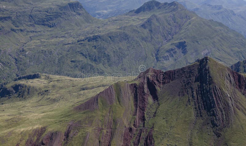 Beautiful Red Color in the Mountains, Textures Stock Image - Image of ...