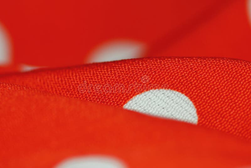 Red Color Texture of Cloth in Abstract Macro for Background Stock Photo ...
